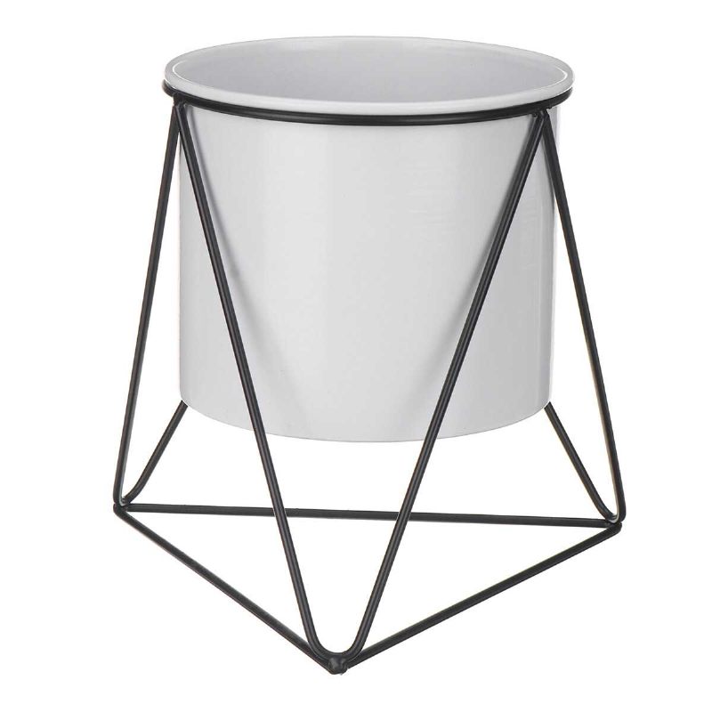 Metalni Stalak Za Saksije Za Unutarnje Vanjske Prostore U Vrtu Na Balkonu Stolni Za Biljke ...